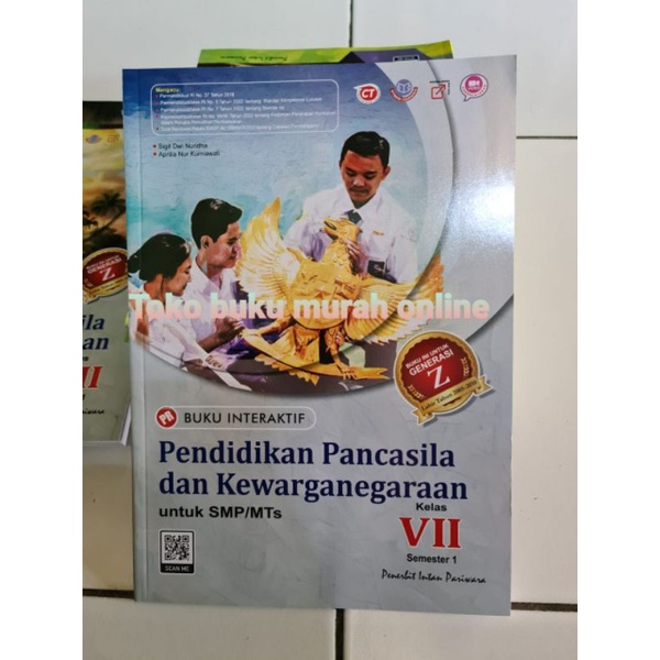 Jual Buku lks pr interaktif pendidikan pancasila,ppkn kelas VII,7 Semester 1 tahun 2022 ...