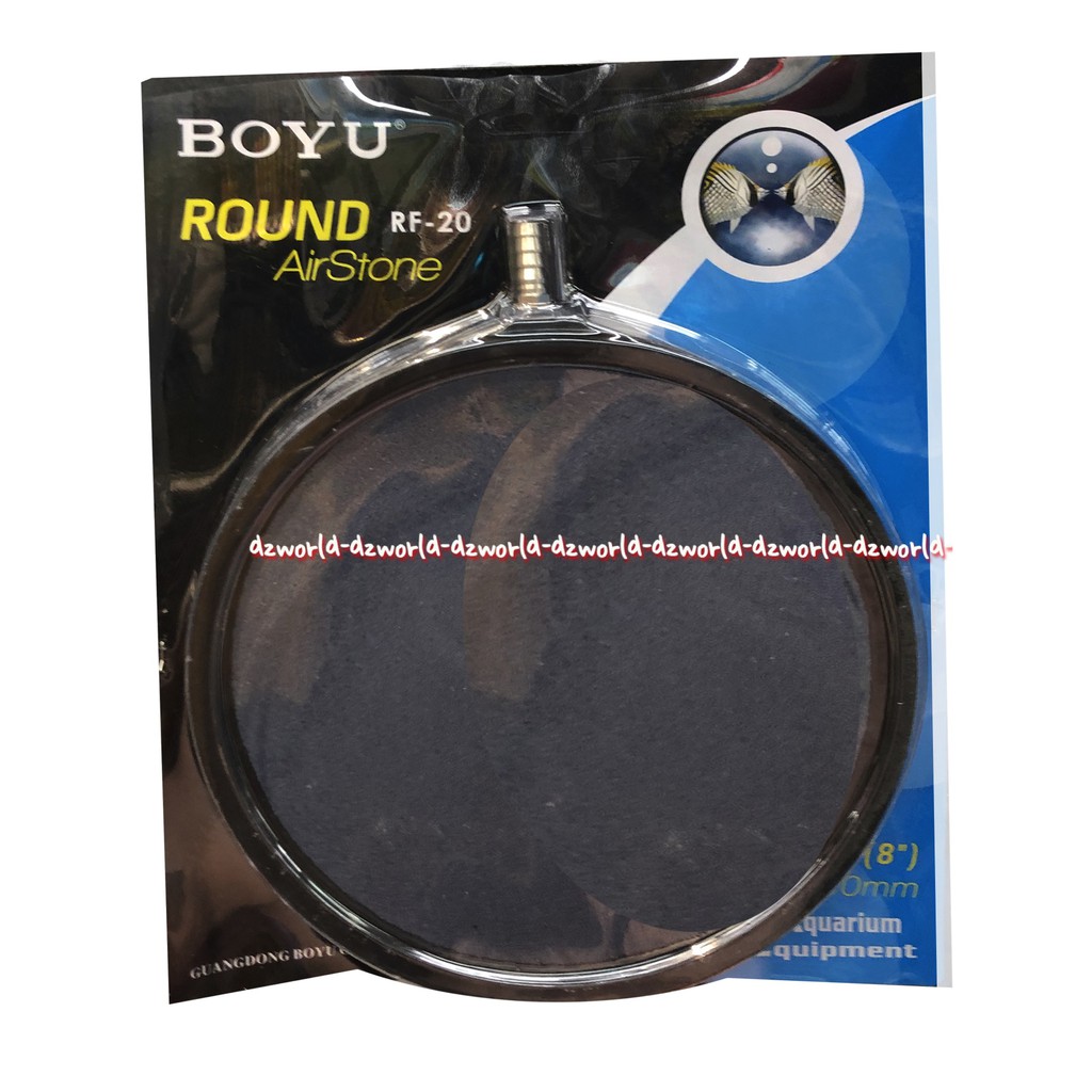 Jual Boyu Round Airstone RF-20 Saringan Aquarium Boyu Akuarium 20x2.7cm ...