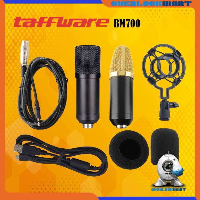 Jual Taffware - BM700 - Condenser Microphone (Original) | Shopee Indonesia