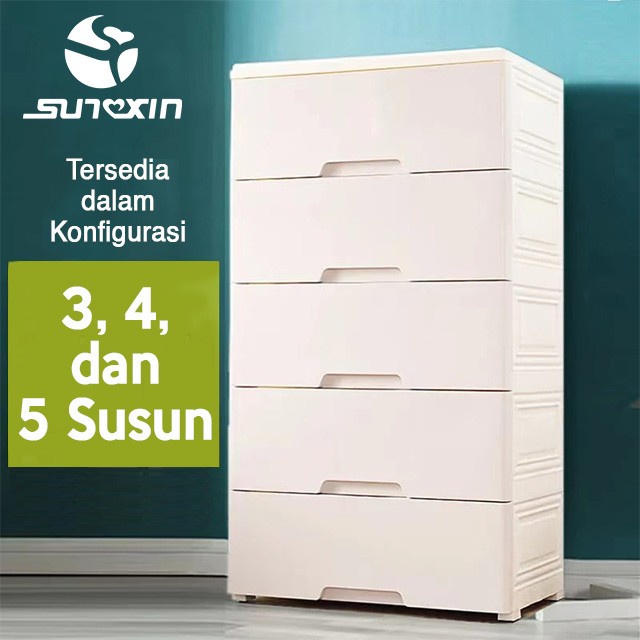 Jual SX (SBY) - Plastic Storage Cabinet, Lemari/Laci Plastik | Shopee ...