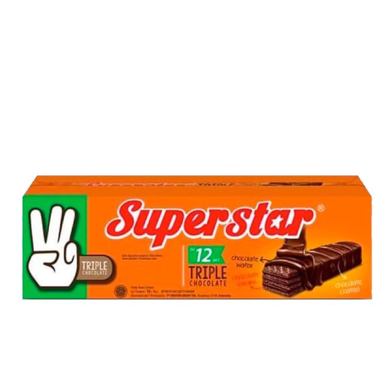 Jual Superstar Triple Chocolate Box 12 Pcs | Shopee Indonesia