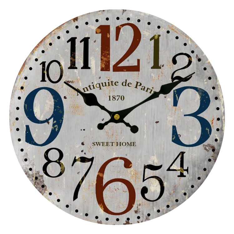 Jual Ainivia Jam Dinding Quartz Creative Design Model Digital Wood Kayu ...