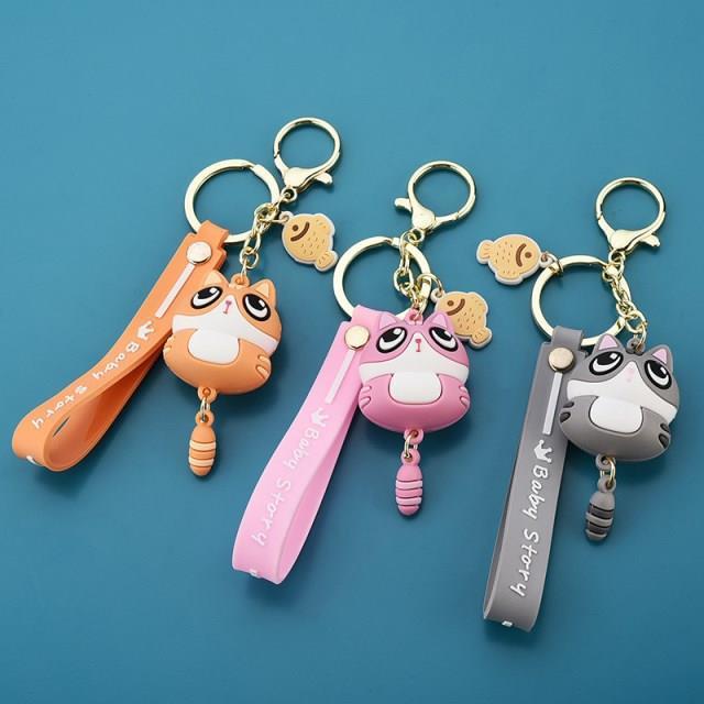 Jual GANTUNGAN KUNCI LUCU IMUT KUCING CAT CUTE KARAKTER HADIAH KADO TAS ...