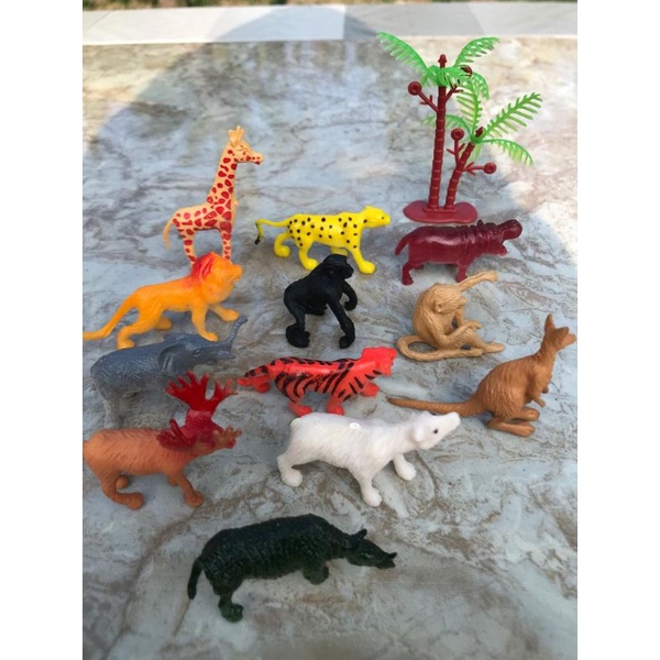 Jual MAINAN MINIATUR HEWAN BUAS ISI BANYAK TERBARU | Shopee Indonesia