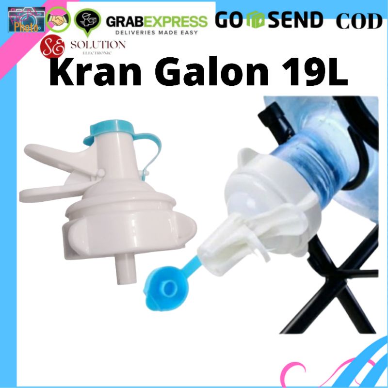Jual kran Galon Air 19 liter Keran Air Plastik Food Grade untuk Rak ...