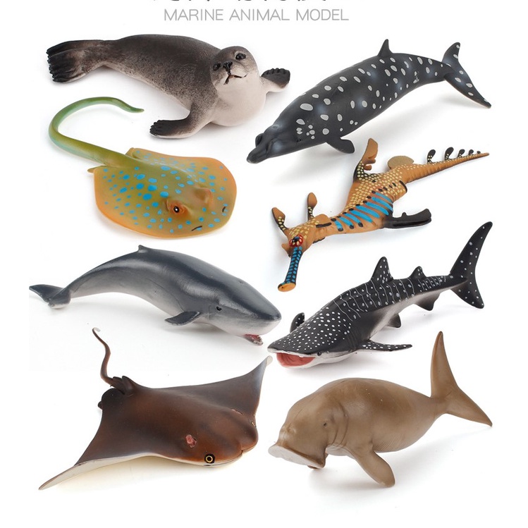 Jual Mainan edukasi anak HEWAN LAUT sea animals binatang animal life ...