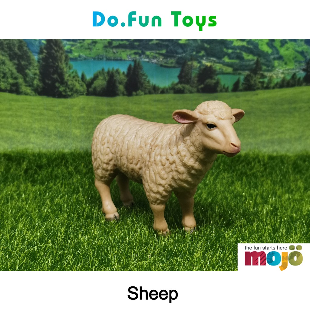 Jual MOJO Animal Figurine | SHEEP / Mainan Miniatur Binatang Domba ...