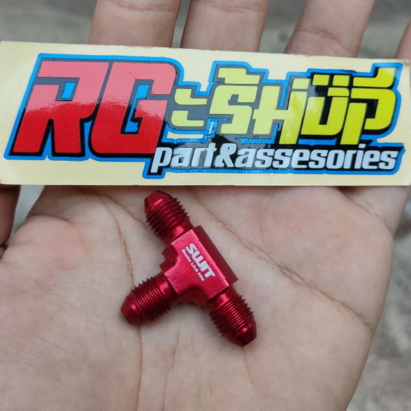 Jual fitting nepel sambungan terminal selang rem 2 cabang T swits ...