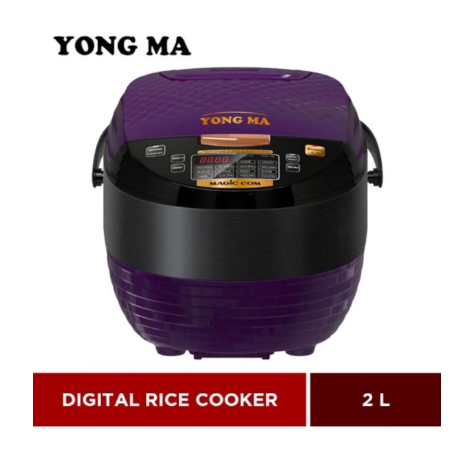 Jual YONG MA Digital Rice Cooker 2L SMC8027 / SMC8027N New 2022 Garansi ...