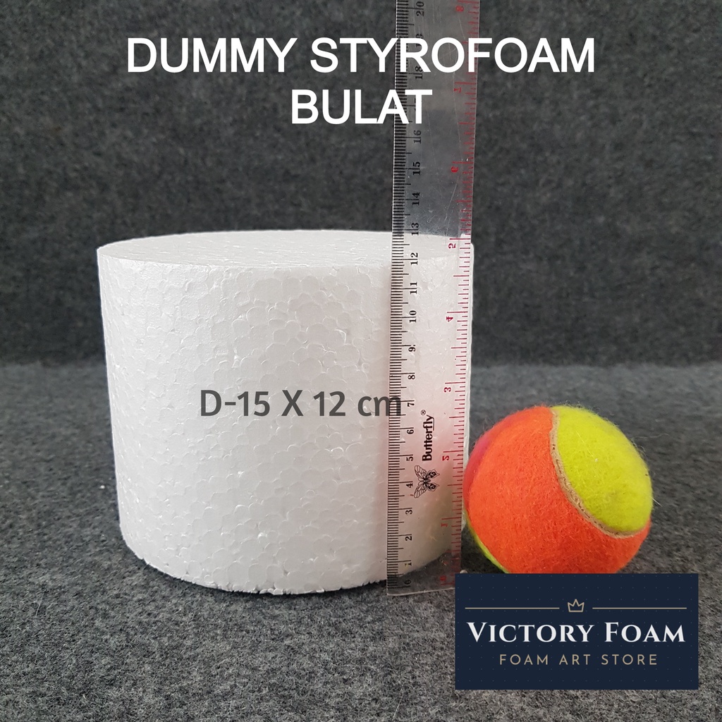 Jual Dummy Styrofoam Bulat Diameter 15cm x 15cm | Shopee Indonesia