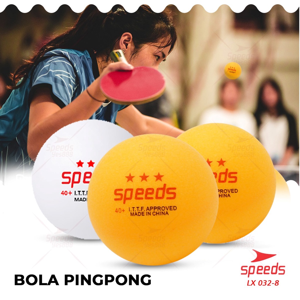 Jual SPEEDS Bola PingPong untuk Tenis Meja Table Tennis Ball 3pcs 032-8 | Shopee Indonesia
