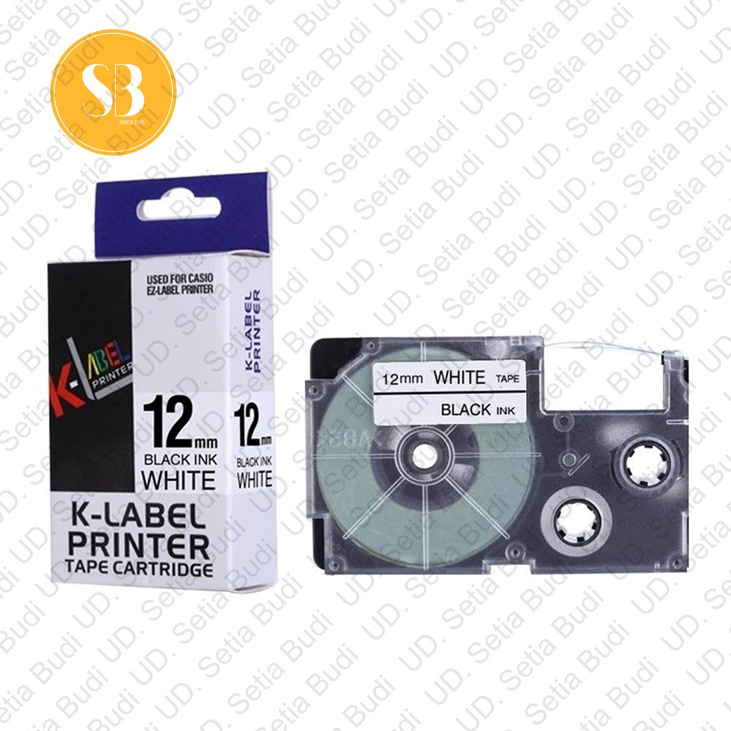 Jual K-Label Printer 12mm Compatible CASIO EZ-Label Printer 12mm ...