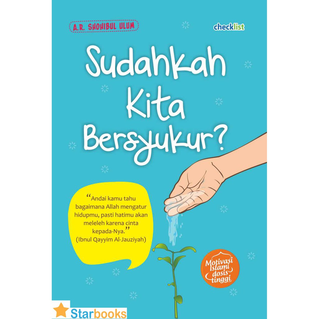 Jual CHECKLIST - BUKU SUDAHKAH KITA BERSYUKUR (Agama) | Shopee Indonesia
