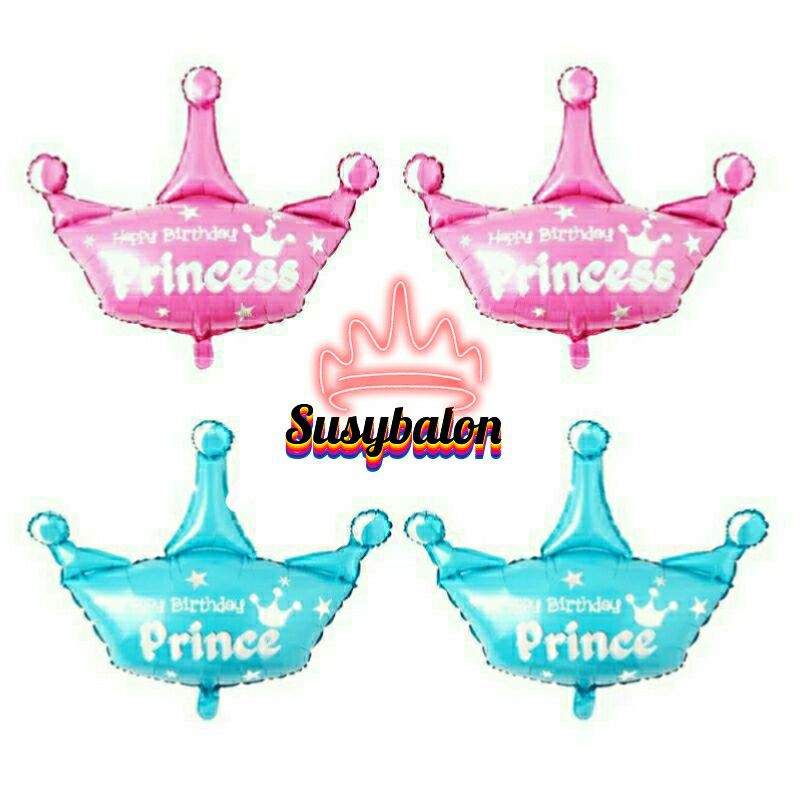 Jual Balon Foil Mahkota Princess Jumbo / Balon Crown Princess / Balon ...
