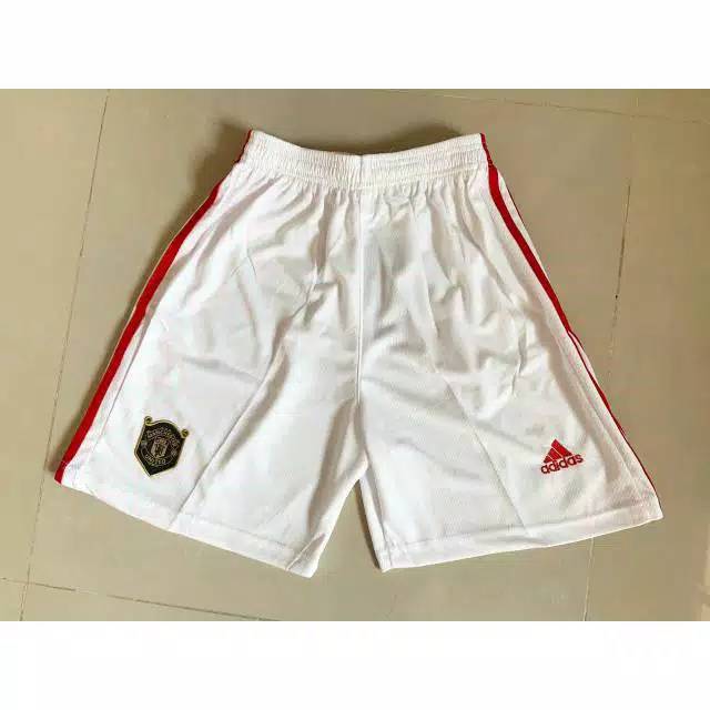 Jual Celana Bola MU home putih | Shopee Indonesia