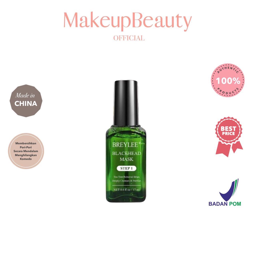 Jual BREYLEE Step 1 Blackhead Remover Mask 17ml | Shopee Indonesia