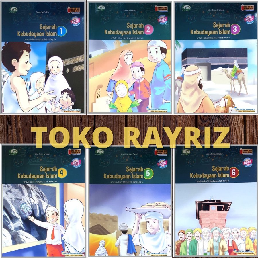 Jual BUKU SKI SD / SEJARAH KEBUDAYAAN ISLAM SD MI KELAS 1 2 3 4 5 6 AQILA HOTS | Shopee Indonesia