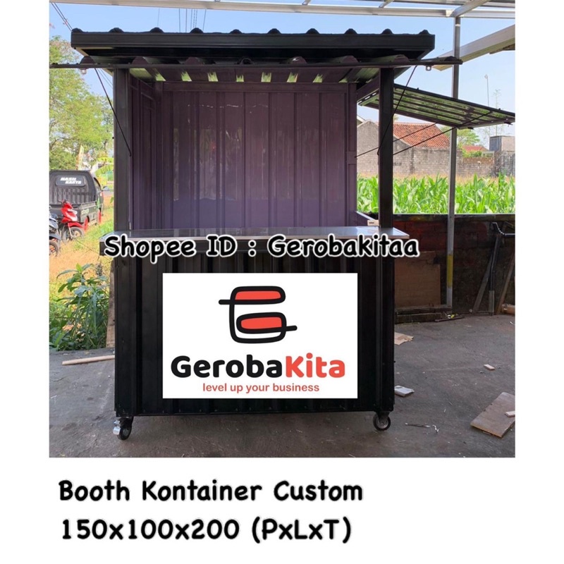 Jual booth kontainer murah dengan lantai / booth container lantai ...