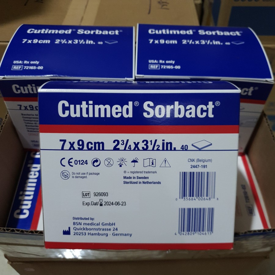 Jual Cutimed Sorbact Swab 7x9cm | Shopee Indonesia