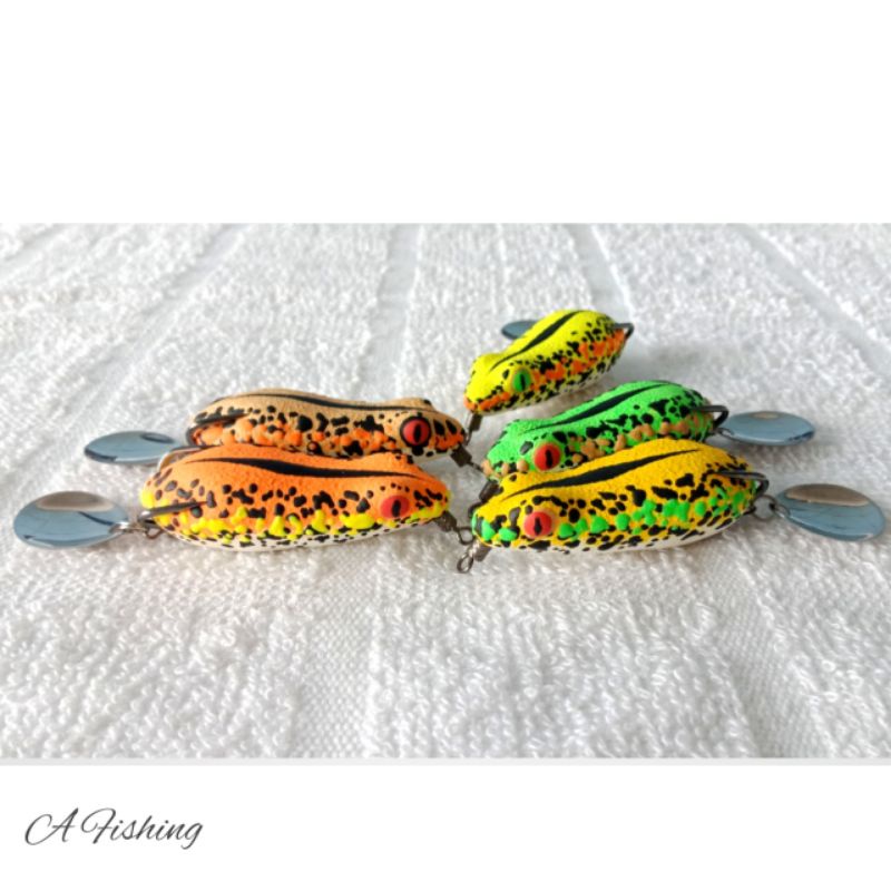 Jual SOFT FROG CENTRAL LURE 4,2 CM 5,5CM SLIM 7GRAM I UMPAN CASTING IKAN GABUS DAN TOMAN ...