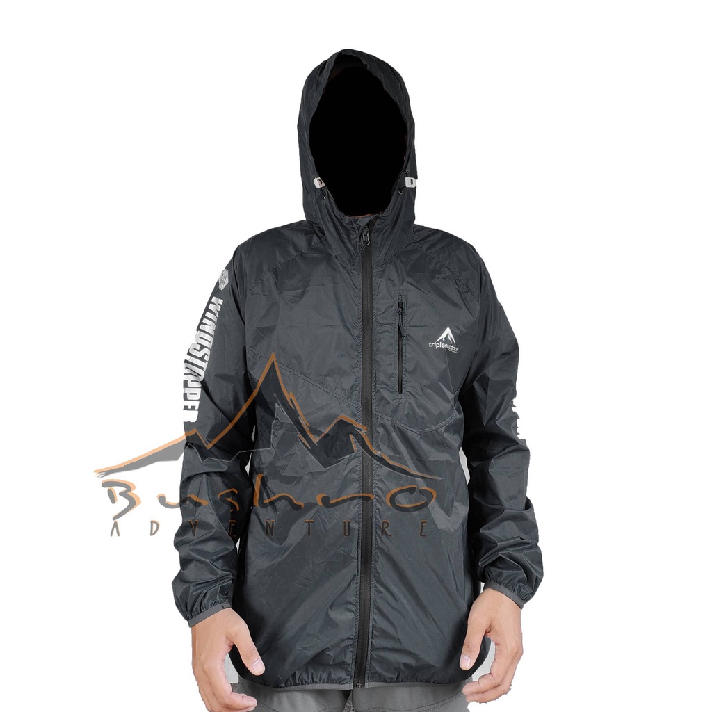Jual Jaket Ultralight Triple Outdoor - Packable Jaket - Jaket Running ...