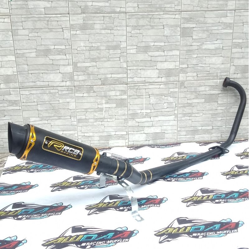 Jual knalpot racing SATRIA Fu RCB Hitam jupiter mx sonic supra gtr ...
