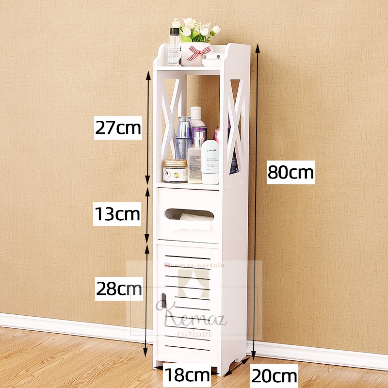 Jual MINI RAK/KABINET TOILET/ Rak Toilet Organizer WC Tissue Sabun ...