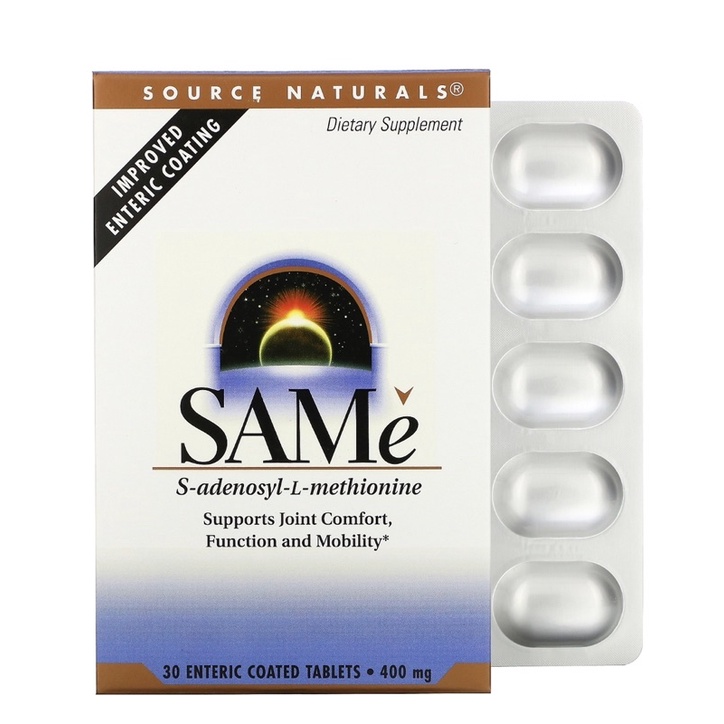 Jual Source Naturals SAMe 400 mg 30 Enteric Coated Tablets | Shopee ...