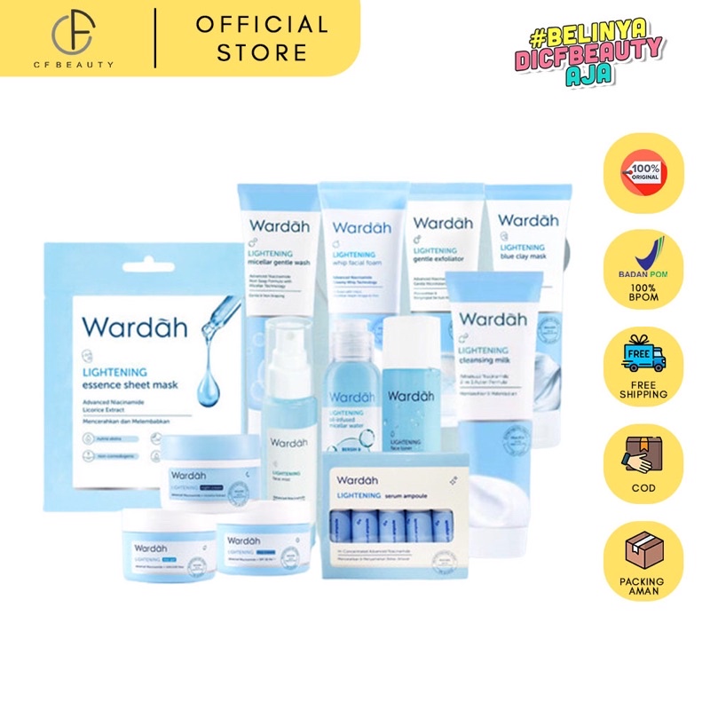 Jual WARDAH LIGHTENING SERIES, LIGHTENING SERUM, LIGHTENING TONER ...