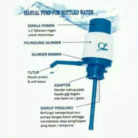 Jual Pompa Galon Air Minum Mineral Agua Manual Tekan | Shopee Indonesia