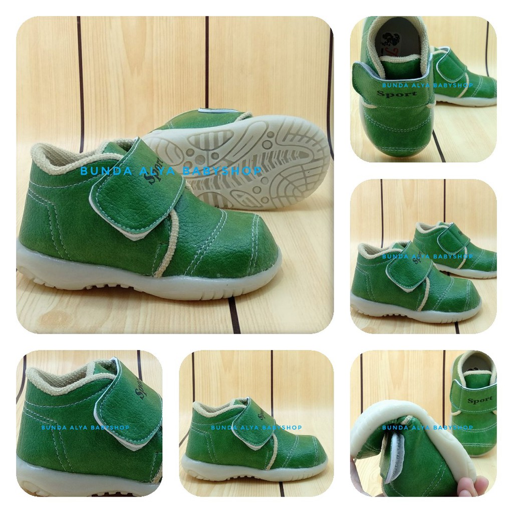 Jual Sepatu Anak Laki Laki Usia 1 2 3 4 Tahun Casual HIJAU Size 22 - 30 ...