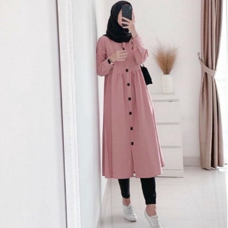 Jual TRAND model Baju Tunik Remaja Terbaru N_muslimah Kekinian 2021 ...