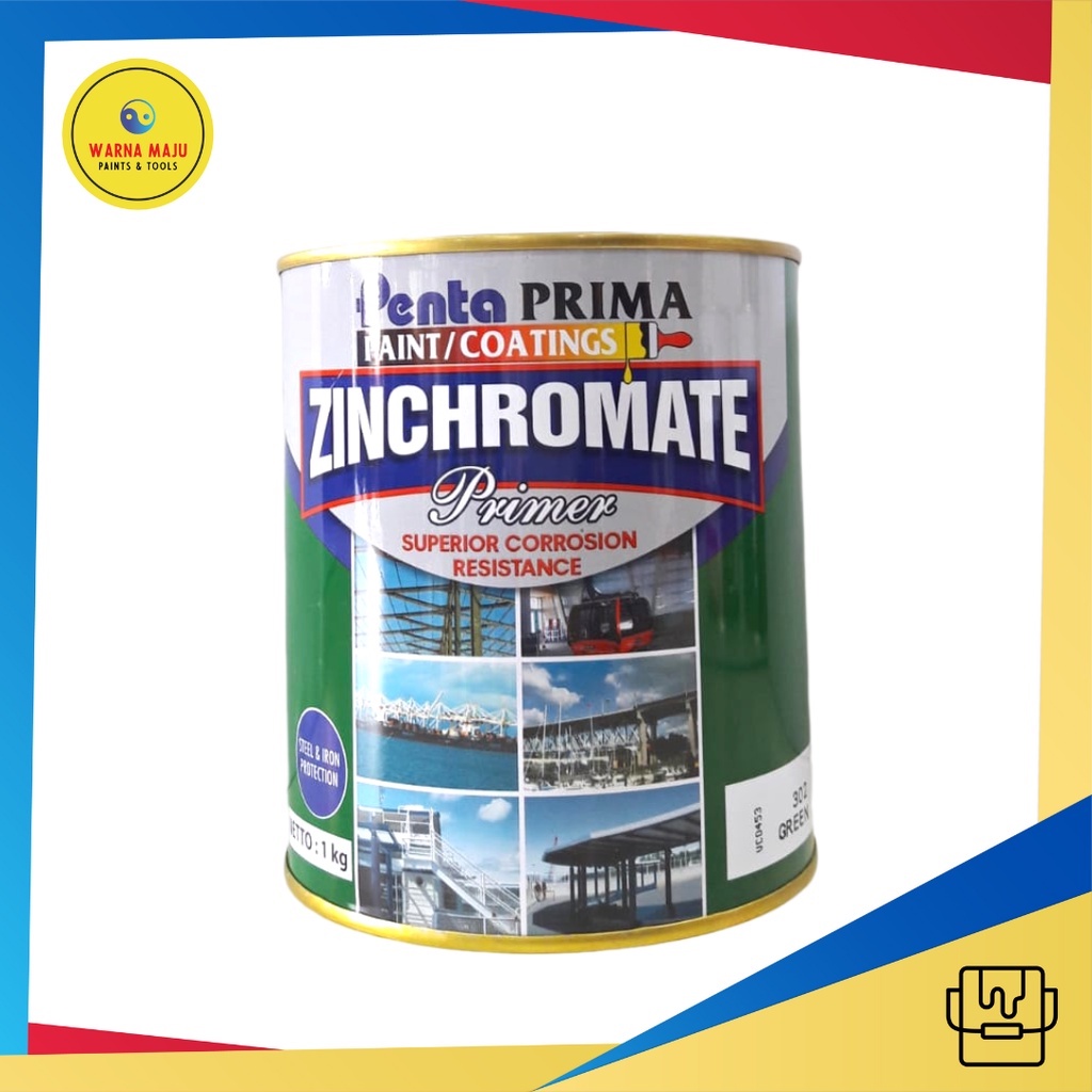 Jual Zinc Chromate Primer Green Penta 1Kg | Shopee Indonesia