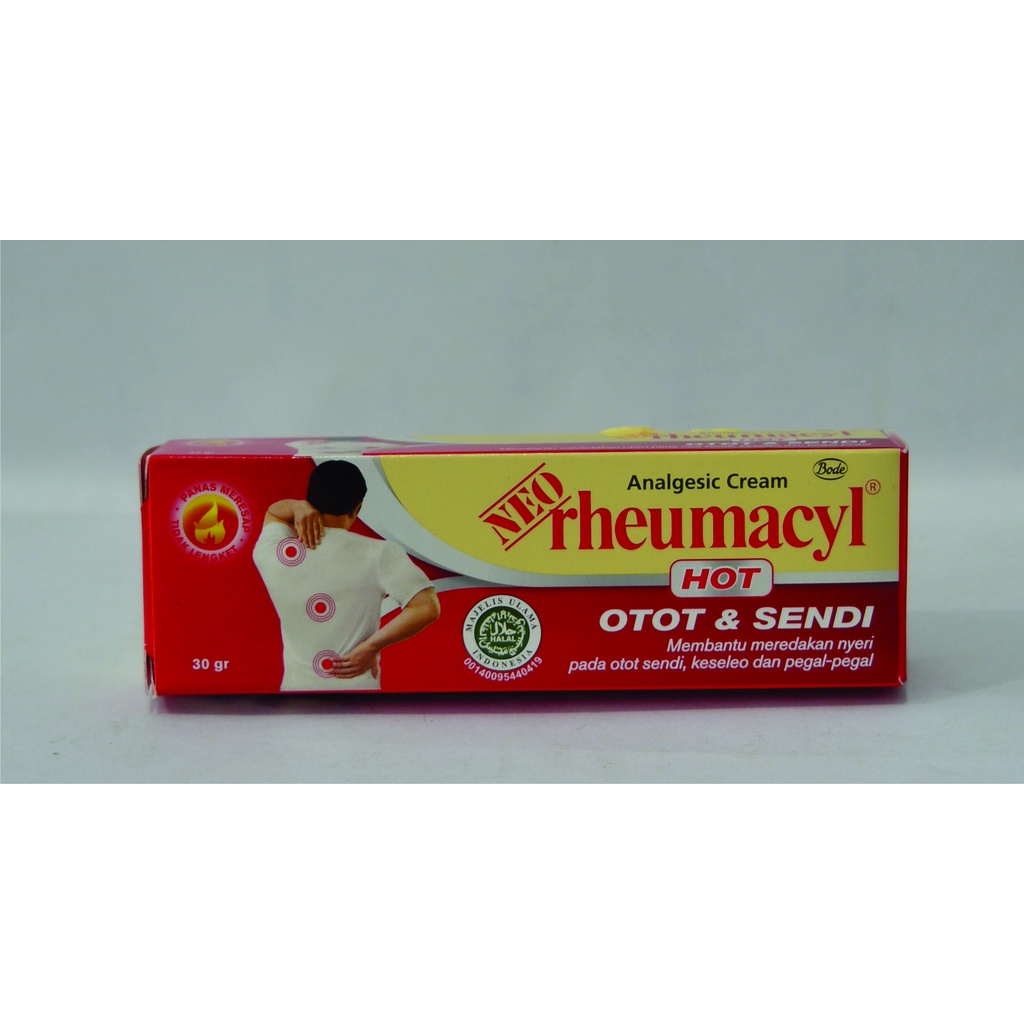 Jual Neo Rheumacyl Hot Otot dan Sendi Analgesic Cream 30 Gram | Shopee ...