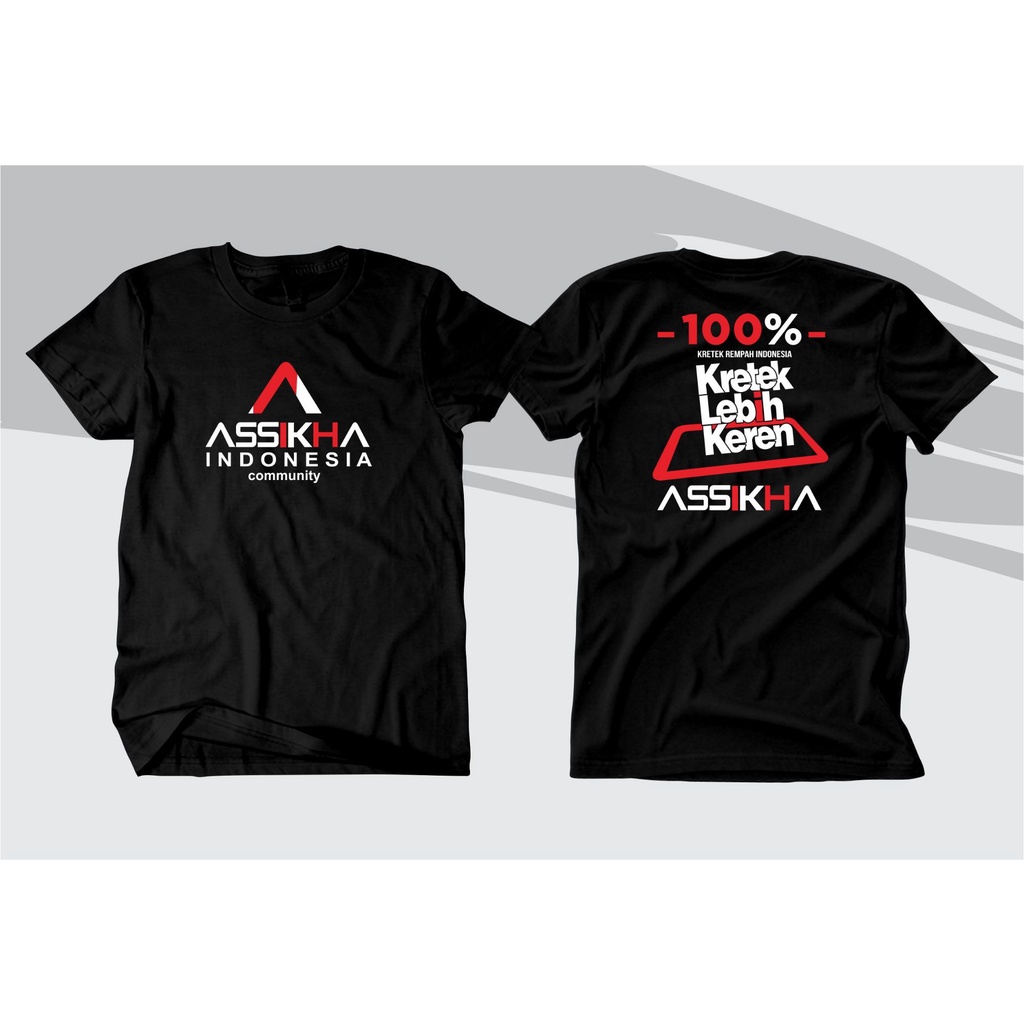 Jual tshirt baju kaos pria wanita assikha kretek rempah / kaos bisnis ...