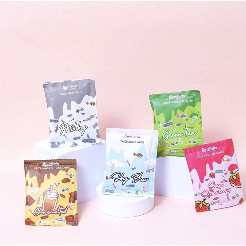 Jual masker bahan alami masker super geulis masker jayapura | Shopee ...