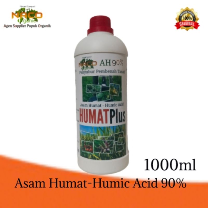 Jual Humat Plus Pupuk Asam Humat Organik 1 Liter / Humic Acid 90% Pupuk ...