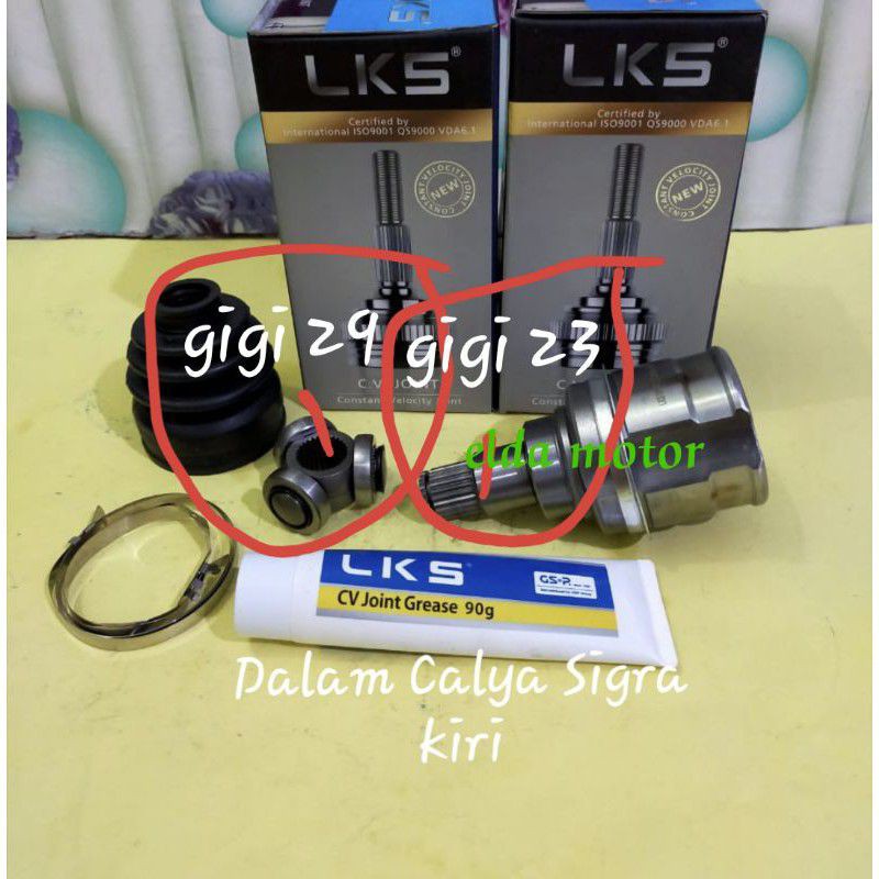 Jual CV Joint Dalam As Roda Dalam Kiri Calya Sigra 1200cc | Shopee Indonesia