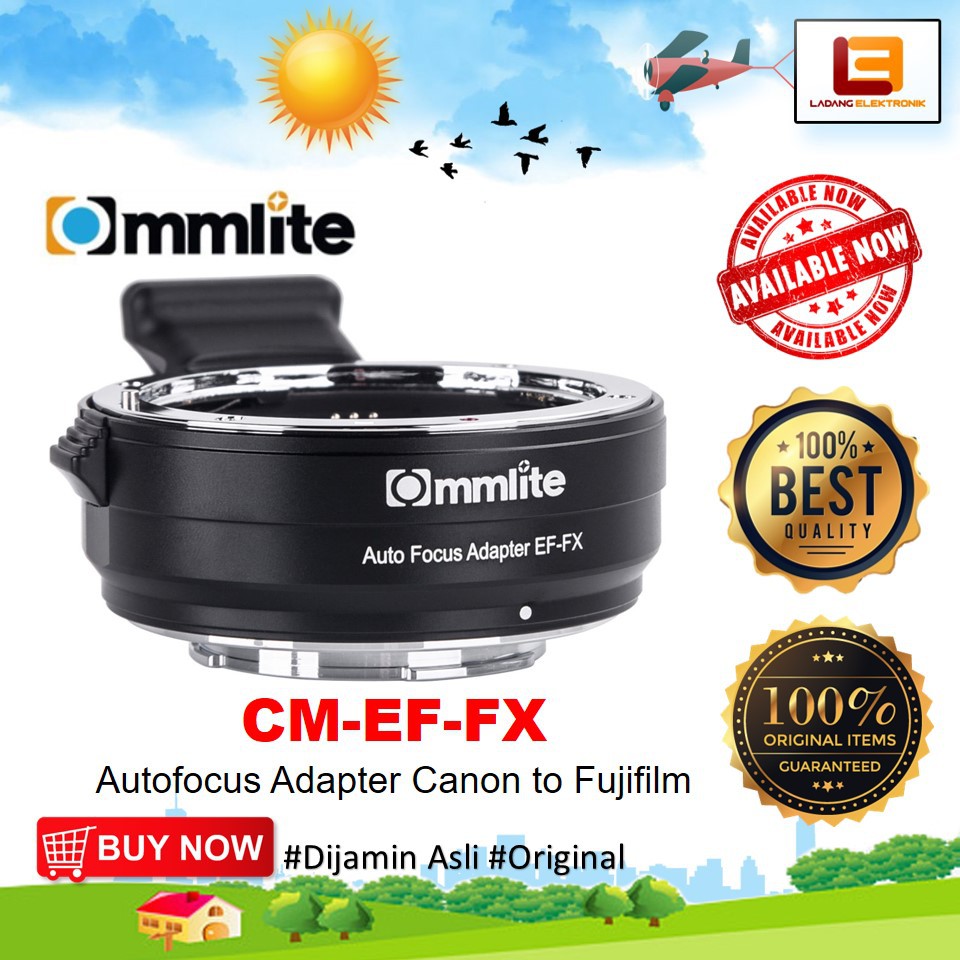 Jual COMMLITE Mount Adapter CM-EF-FX Autofocus Lens Canon To Fujifilm | Shopee Indonesia
