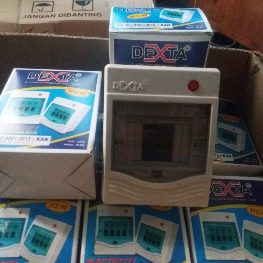 Jual MCB Box Bisa Tanam atau Timbul IB OB Tembok isi 4 Grup DEXTA ...