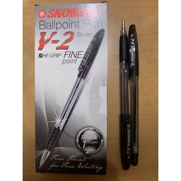 Jual (12pcs) Bolpen Snowman V1 V2 V3 V5 V6 V7 | Shopee Indonesia