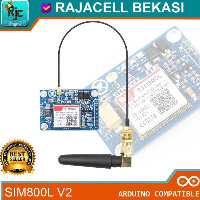 Jual SIM800L V.2 Upgrade Version GSM GPRS Module for Arduino 5V | Shopee Indonesia