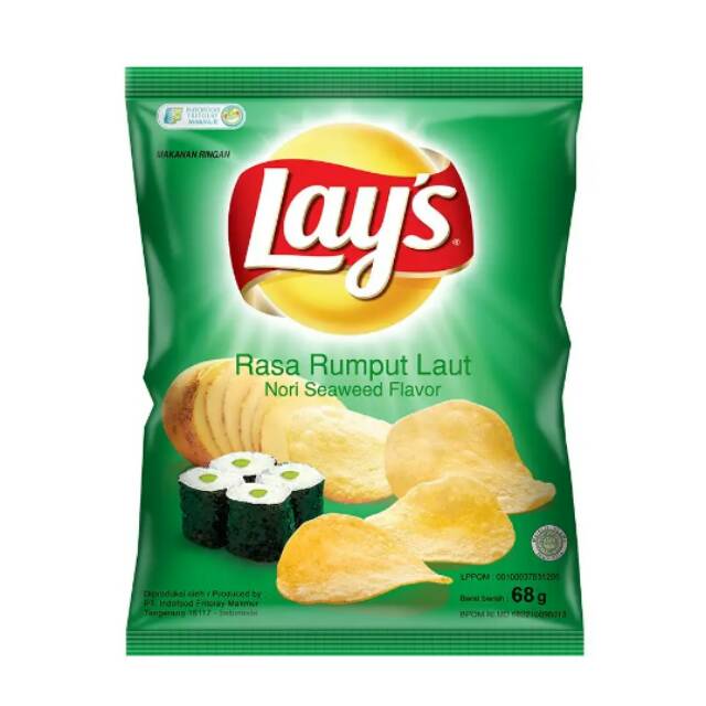 Jual LAY'S SN AL VOIL RUMPUT LAUT 68 G | Shopee Indonesia