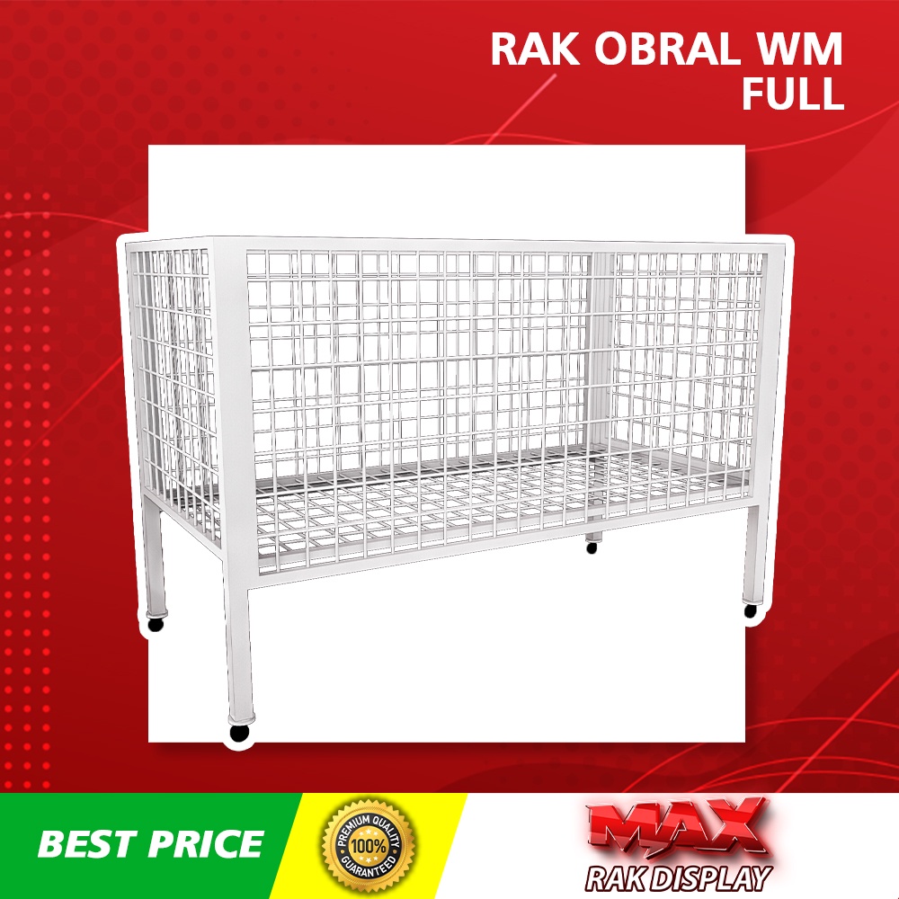 Jual Rak Obral Wiremesh Besi Box Wagon Keranjang Serbaguna Murah ...