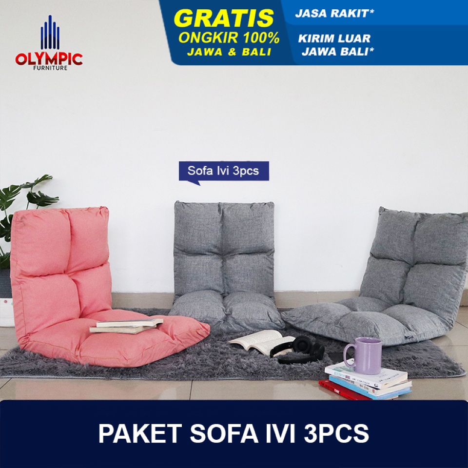 Jual Olympic Procella Sofa Lantai Set (3pcs) / Sofa Ivi / Sofa Nyaman ...