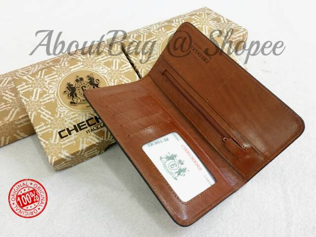 Jual Dompet Lipat Kulit Asli Checkers 38N - Authentic | Shopee Indonesia