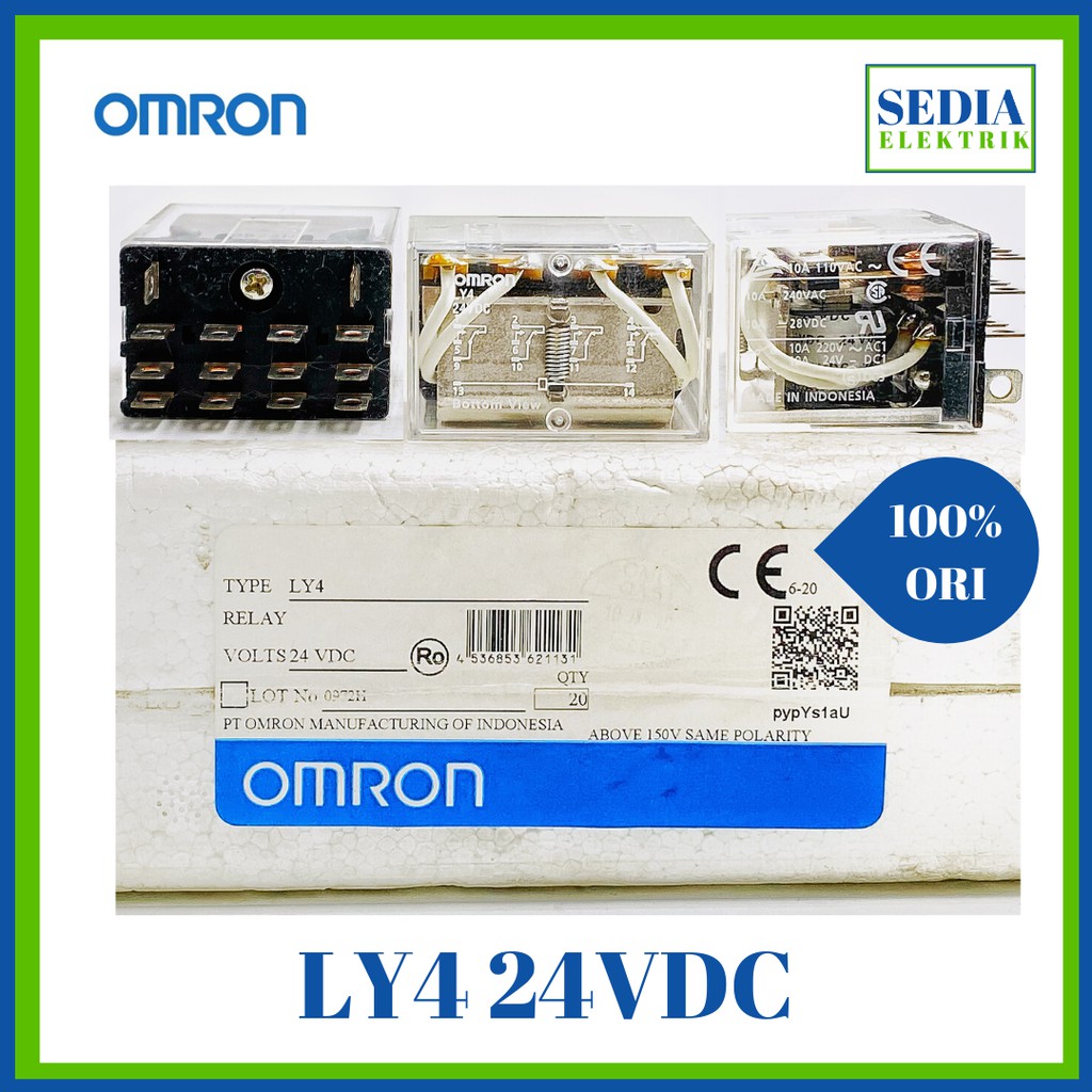 Jual Relay Omron LY4-24VDC LY4 24VDC | Shopee Indonesia