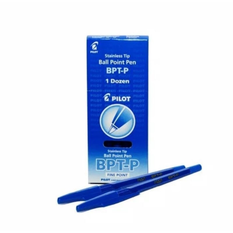 Jual Pulpen/Ballpoint/Bolpen Pilot BPTP BIRU [ 1 Buah ] | Shopee Indonesia