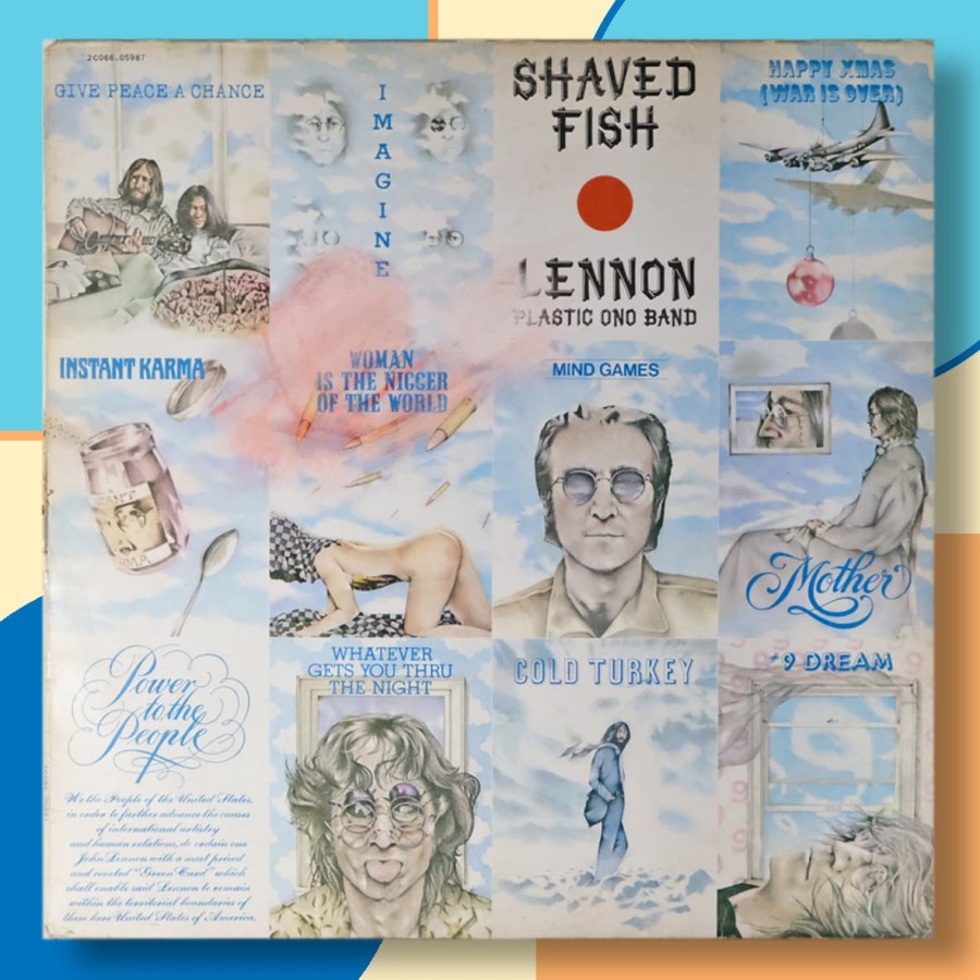 Jual Vinyl Record Lennon Plastic Ono Band - Shaved FIsh 12" | Shopee ...