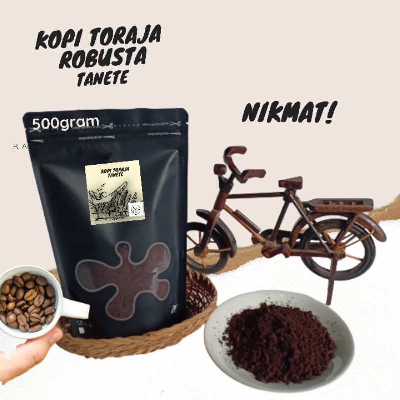 Jual Kopi Robusta Toraja 500gram / Kopi asli / Kopi Robusta / Kopi ...